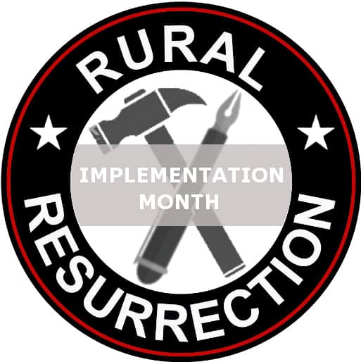 National Implementation Month 2025 - Rural Resurrection
